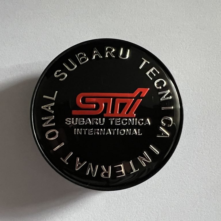 60mm Subaru STI Wheel Centre Caps
