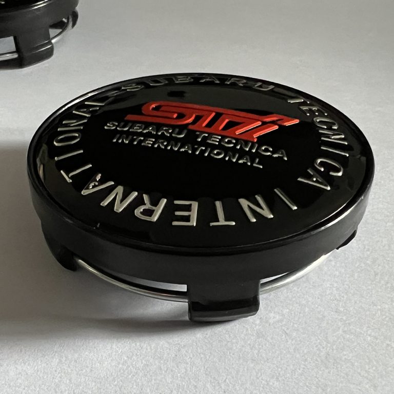 60mm Subaru STI Wheel Centre Caps